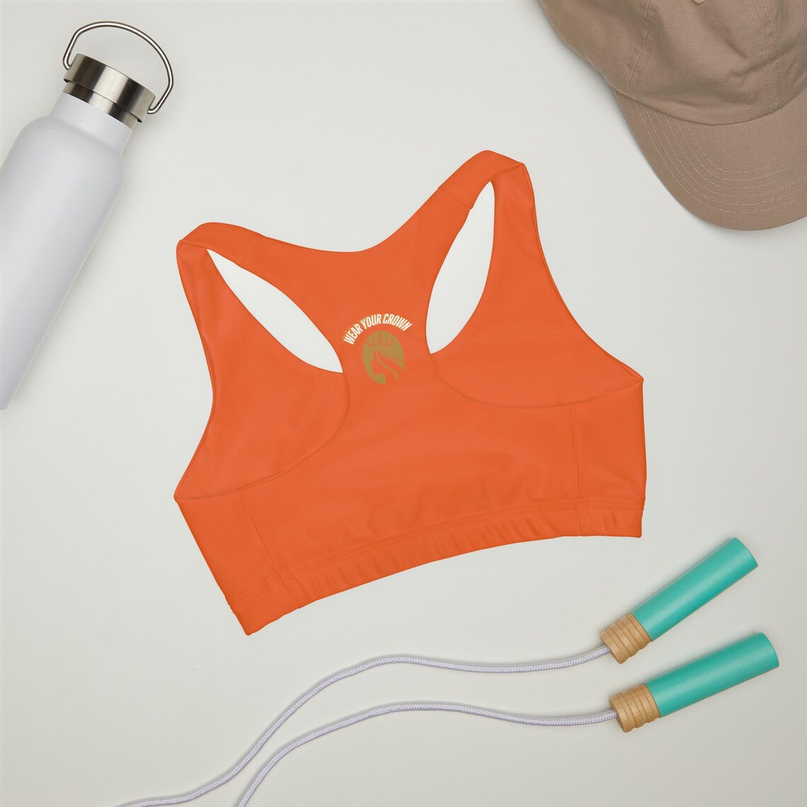Queen-wear Your Crown Girls' Double Lined Seamless Sports Bra AOP 15 - Etsy
