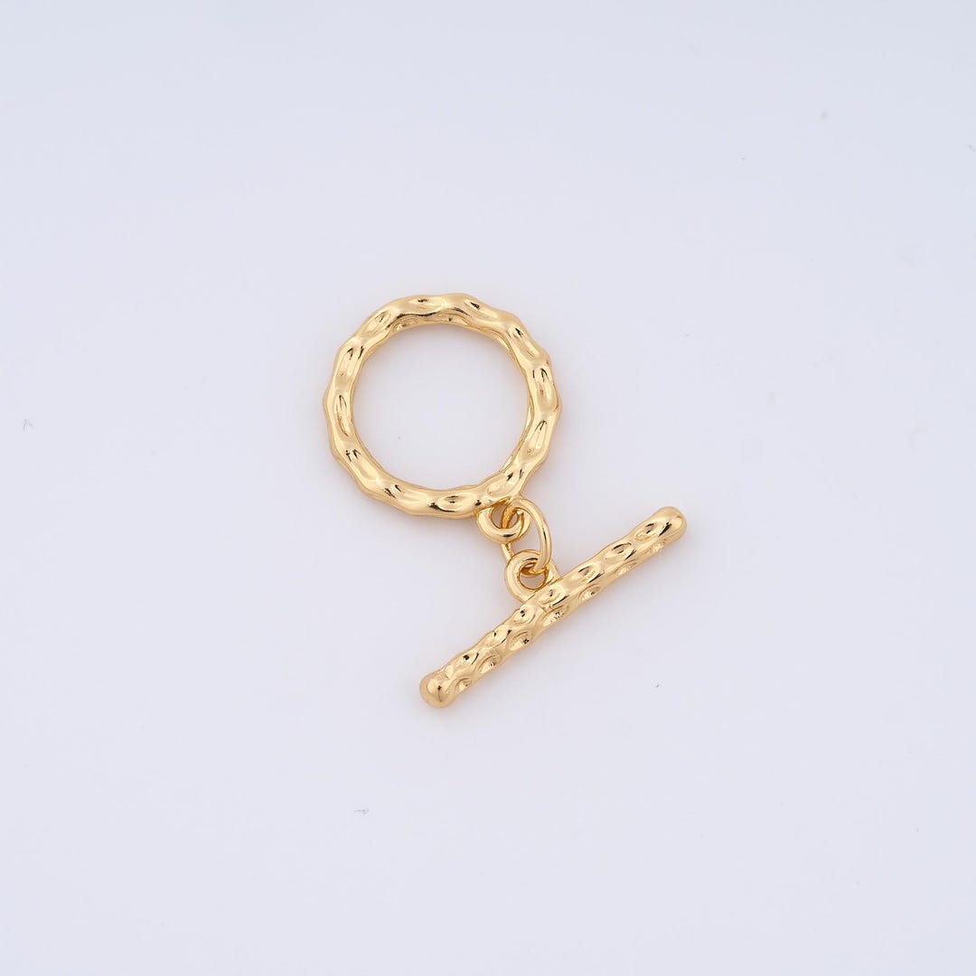18K Gold Filled OT Clasp, 18K Gold Filled Toggle Clasp, Toggle Sleeve ...
