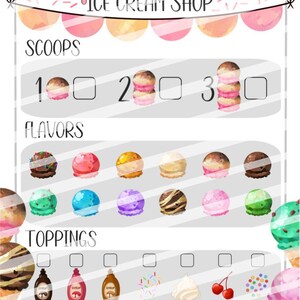 Ice Cream Shop Pretend Play | Ice Cream Shop | Ice Cream Shop Printable ...