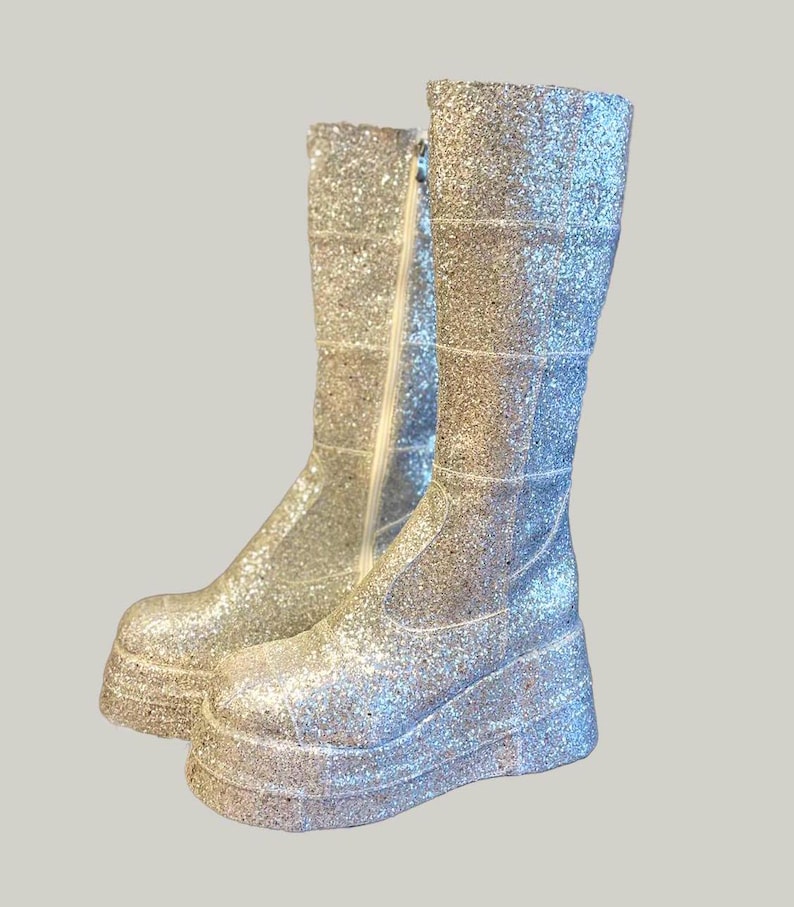 Customizable Platform Punk Boots | Glitter & Shine | Handcrafted for ...
