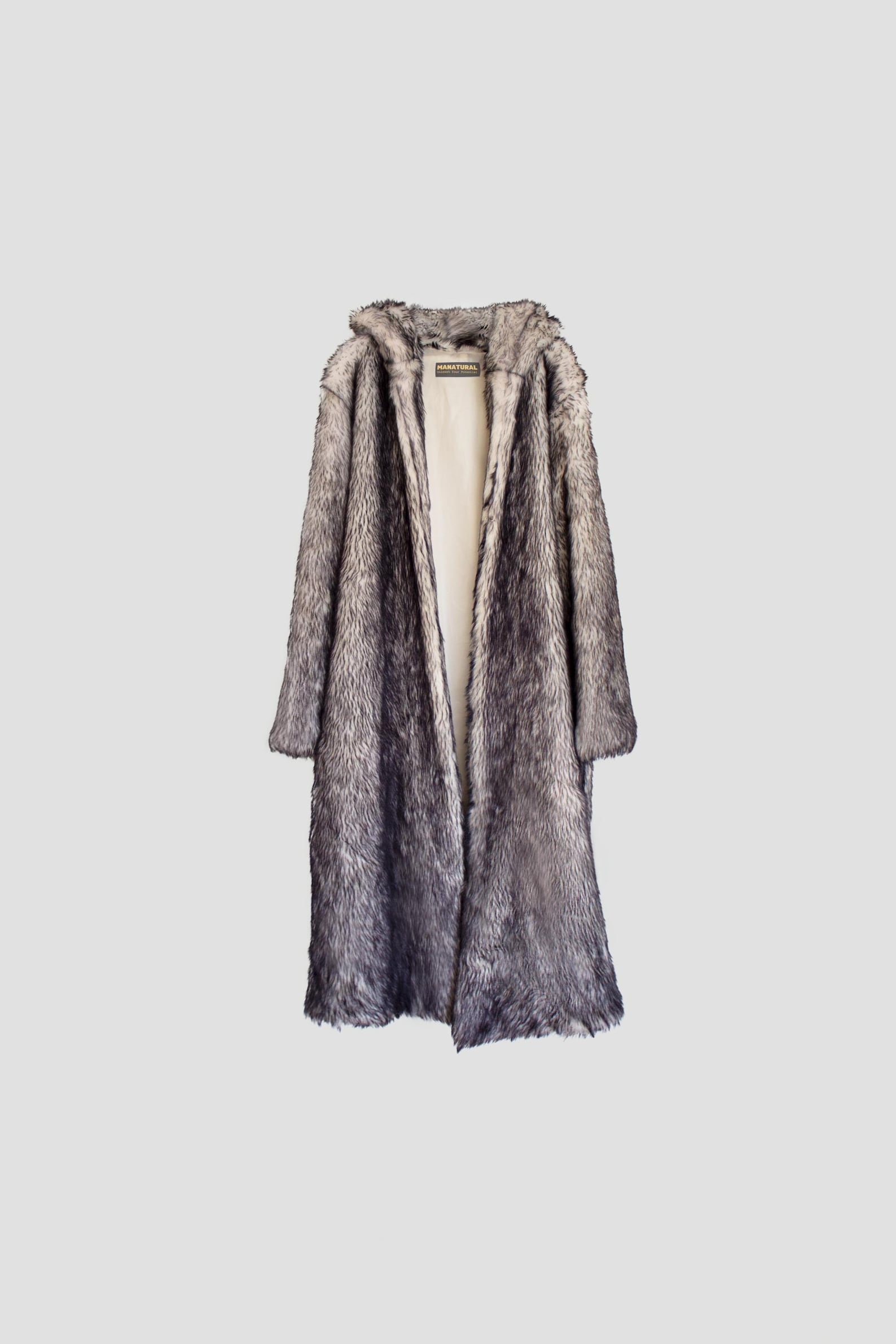 Unisex Light up LED Faux Fur Coat Grey Burning Man Festival Fashion - Etsy