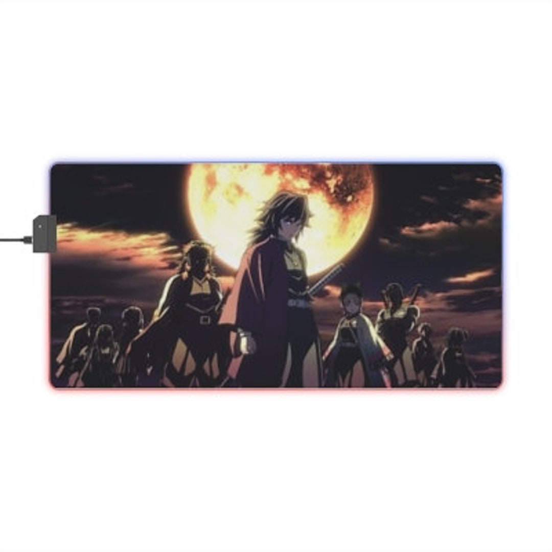 Demon Slayer LED Gaming Mouse Pad - Etsy