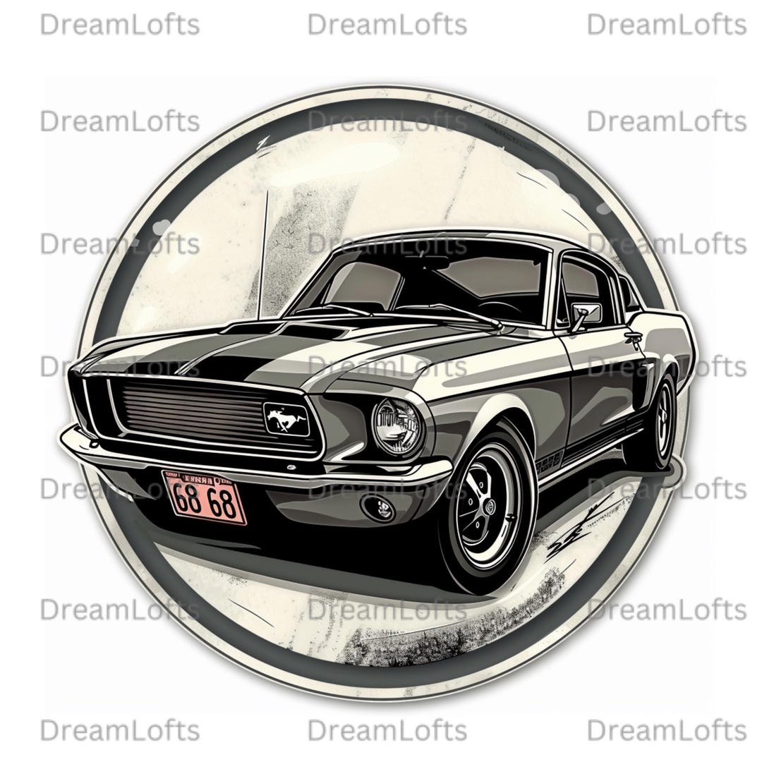 10 Vintage Cars Clipart Classic Retro Car Illustrations Timeless ...