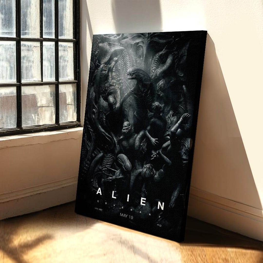 Alien Covenant Movie Poster,wall Decor, Room Decor,wrapped Framed ...
