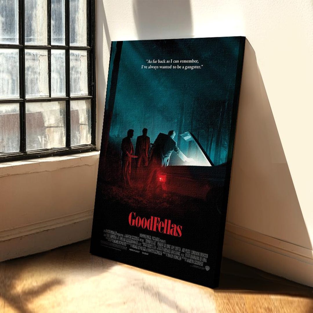 Goodfellas Movie Poster,wall Decor, Room Decor,wrapped Framed Canvas ...