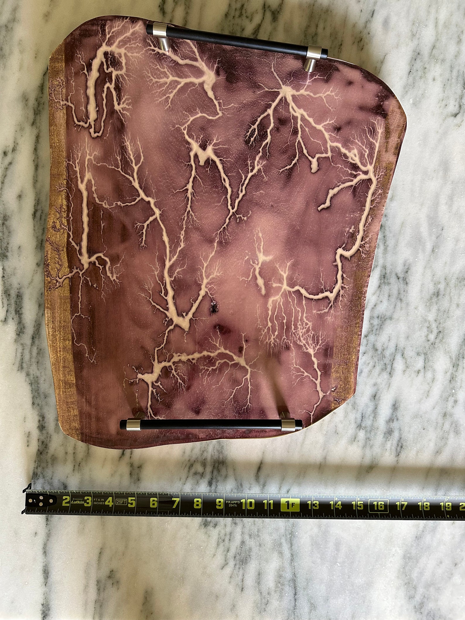 Fractal Cutting Board: inside the Storm - Etsy