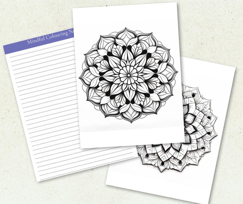 MANDALAS - Mandala Edition Adult Colouring - Instant Download ...