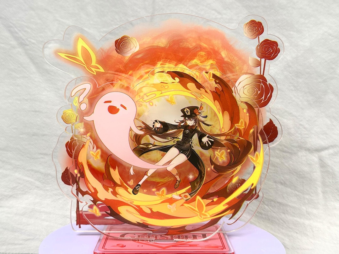 Genshin Acrylic Standing-hu Tao Acrylic Standing Acrylic Standing ...