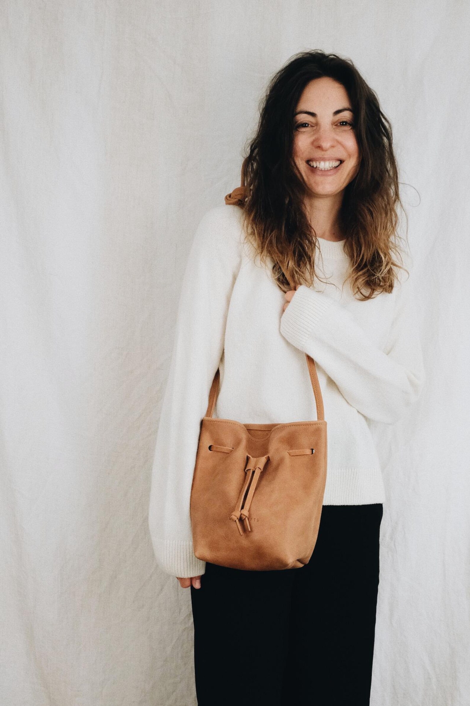Bucket Bag Leather | Drawstring Leather Bucket Bag I Shoulder Bag ...