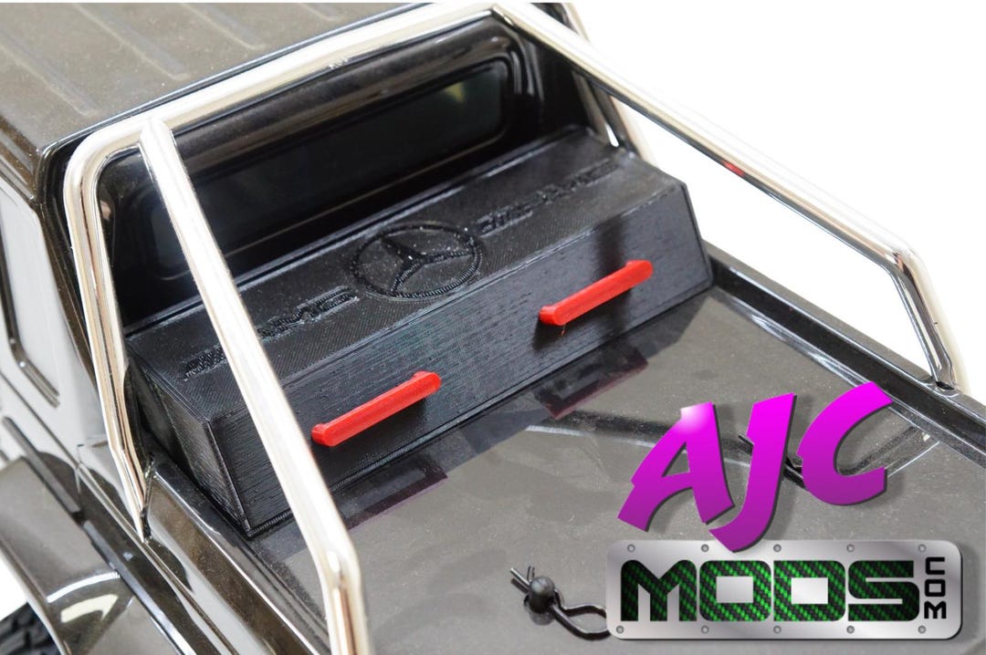 Functional Bed Tool Box Storage for Traxxas TRX6 G63 AMG 6x6 RC Crawler ...