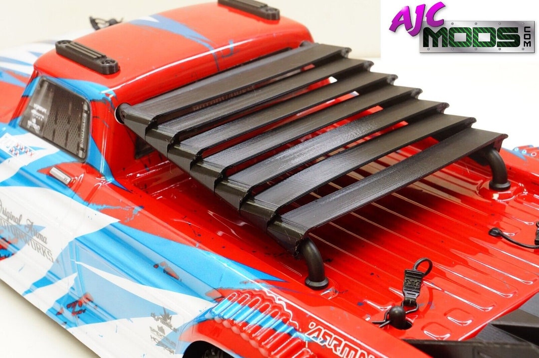 Upgrade Rear Bed Louvers for Arrma 1/8 Infraction 3s & Mega RC Truck ...
