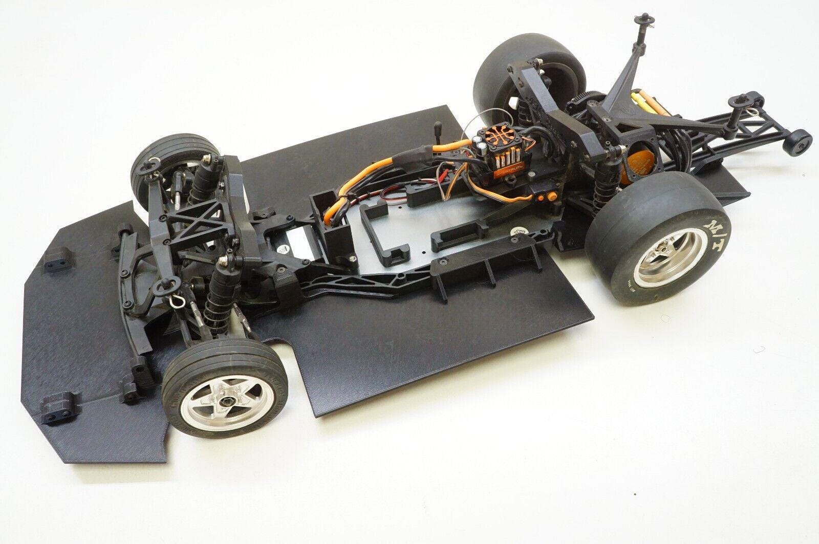 Aero Downforce Ground Effects Kit for Losi 22s Drag Car & Protofrom GTR ...