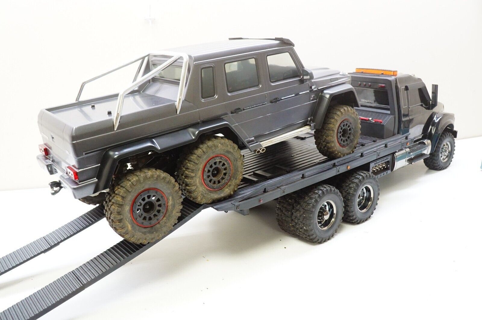 Functional Drive-up Car Ramp Loading System for Traxxas TRX-6 Flatbed ...