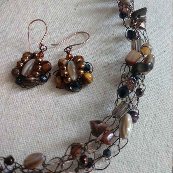 Wire Mesh Necklace - Etsy