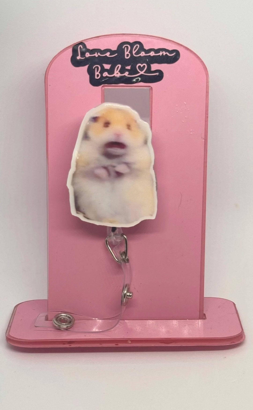 Scared Hamster Badge - Etsy