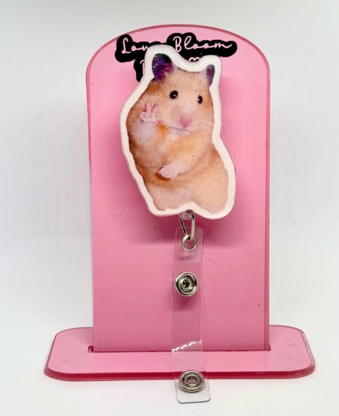 Hamster Peace Sign Badge - Etsy
