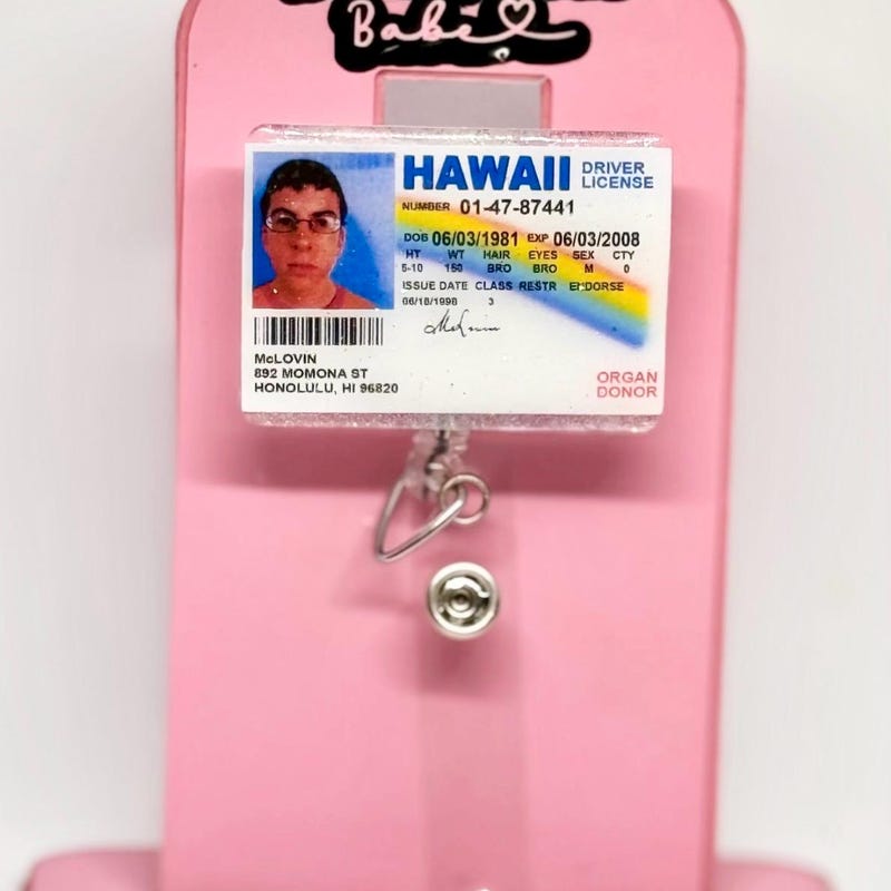 Mclovin Id Card - Etsy
