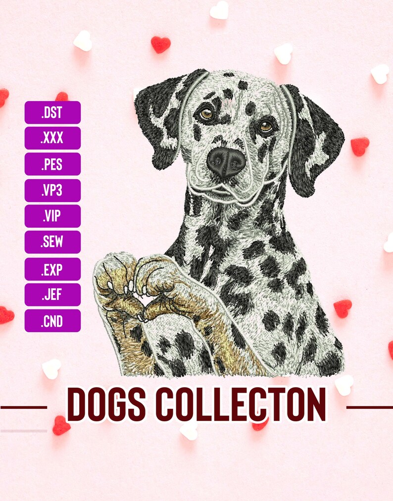 Dalmatian Dog Embroidery Designs Cute Machine Embroidery Patterns ...
