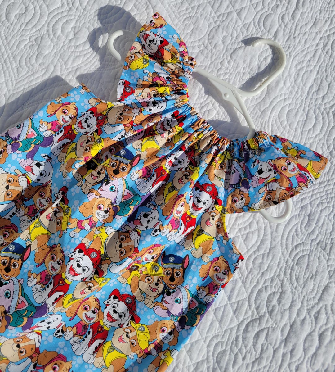 Adorable Paw Patrol Flutter Sleeve Dress for Little Girls - Birthday ...