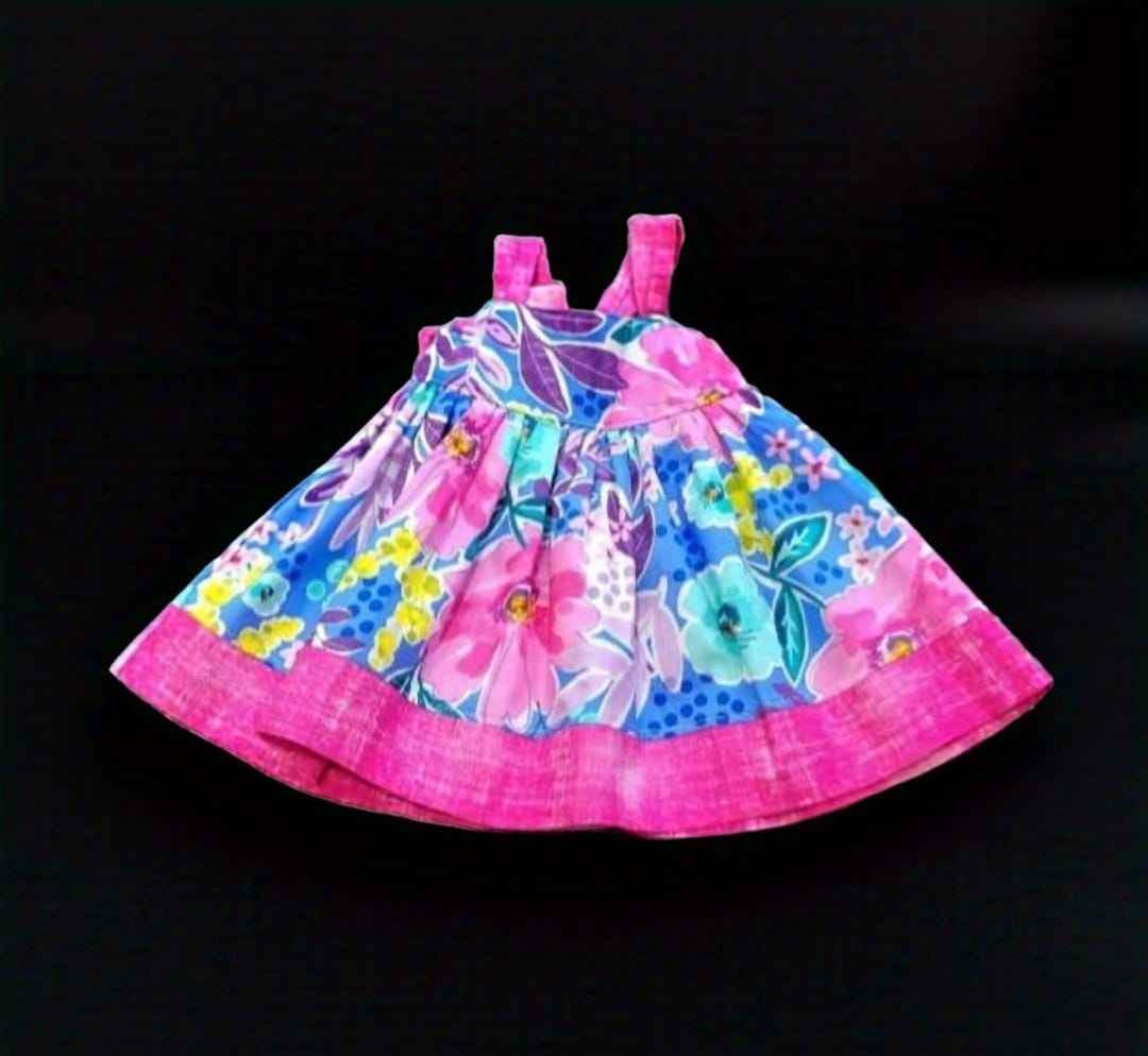 Girls Pink Floral Dress / Girls Beach Dress / 1st Birthday Dress ...