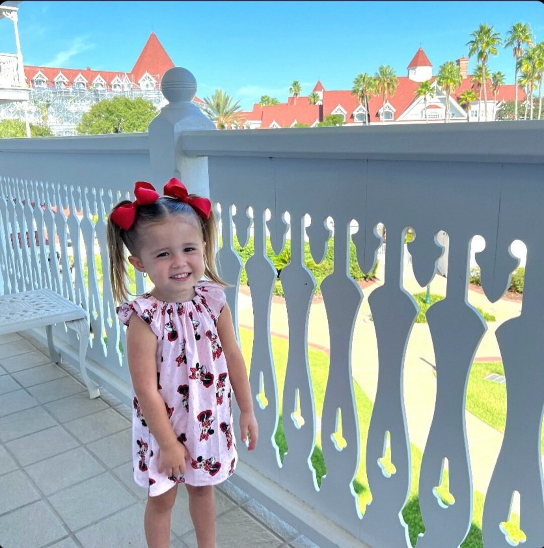 Big or Little Girls Minnie Mouse Flutter Sleeve Dress / Disney Vacation ...