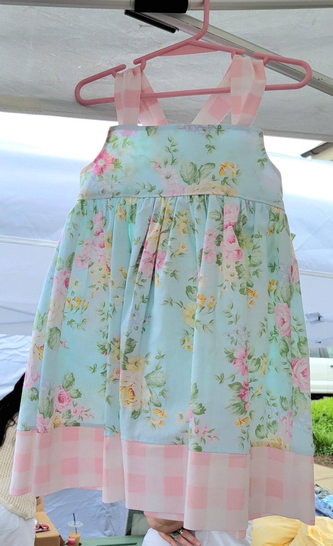 Beautiful Spring Dress for Girls - Adjustable Fit, Floral Design, Ideal ...