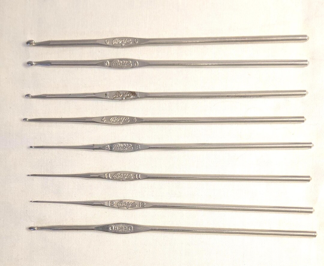 Vintage Boye Hero Steel Tatting Lace Crochet Hook ~ Made in USA - Etsy