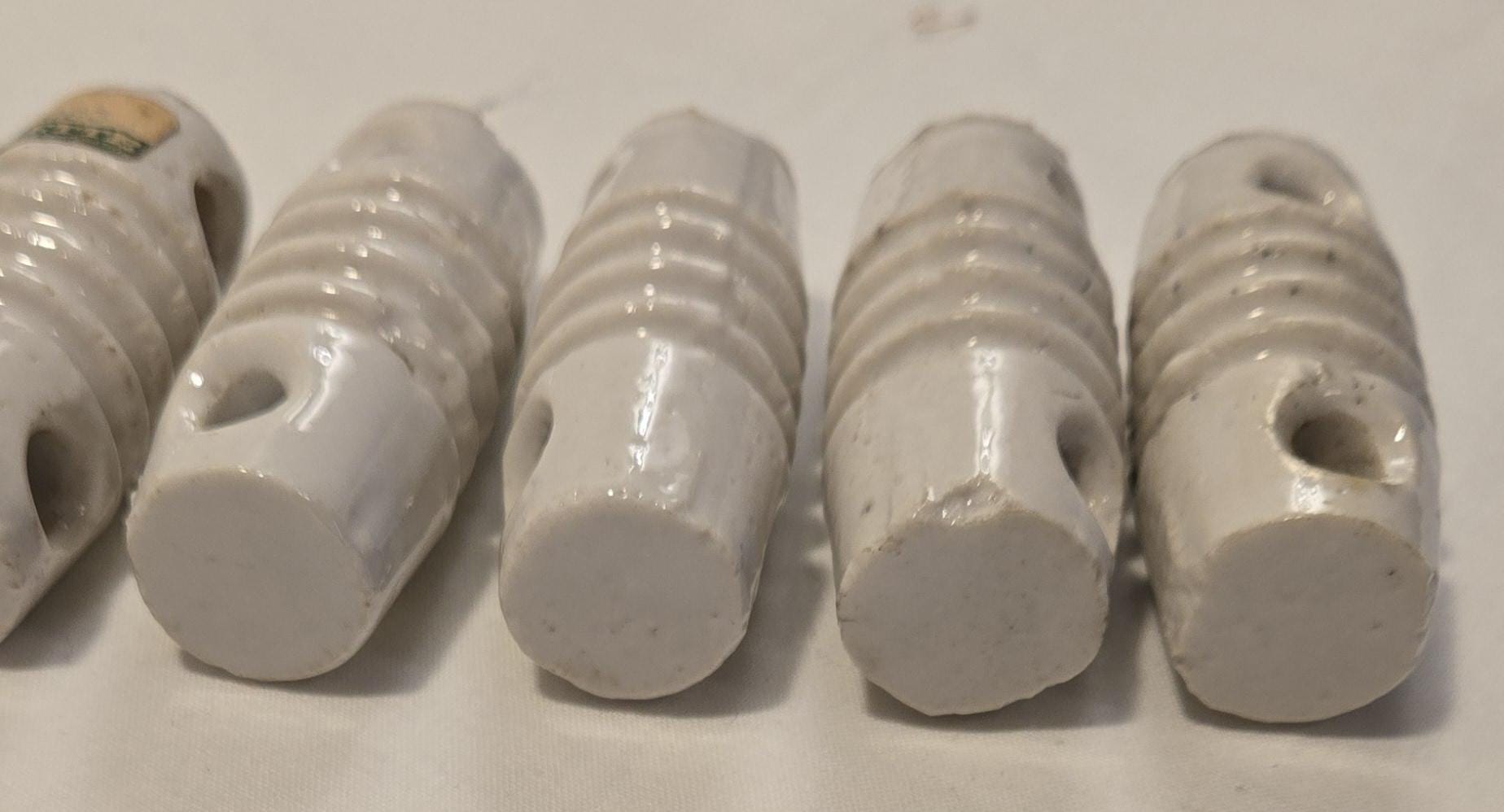 Vintage Lafayette Ceramic Radio Strain Insulators ~ Set of 8 ~ #32 ...