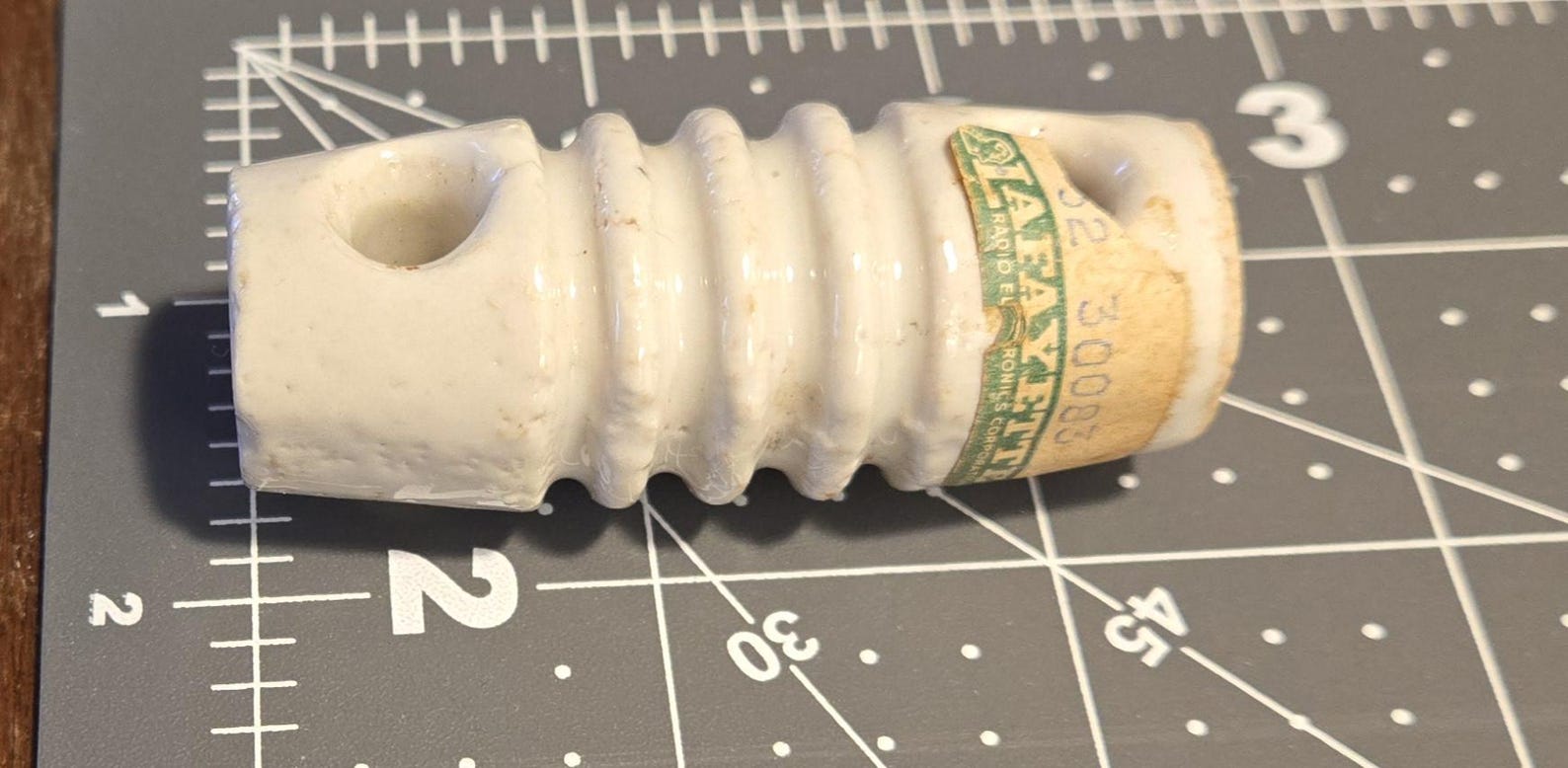 Vintage Lafayette Ceramic Radio Strain Insulators ~ Set of 8 ~ #32 ...
