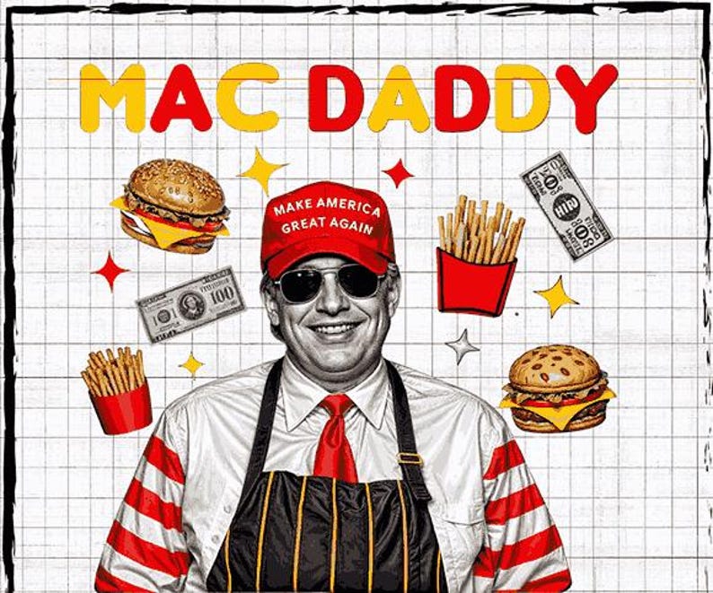Original Funny Trump Fries Making Fries Humor Middle Class Kamala ...