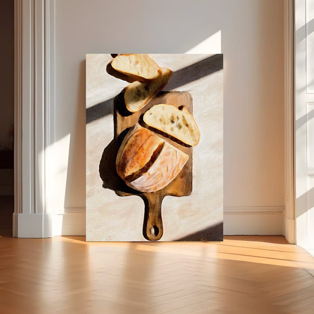 Sourdough Bread Painting by Abide and Co. | Fine Art Print - Etsy