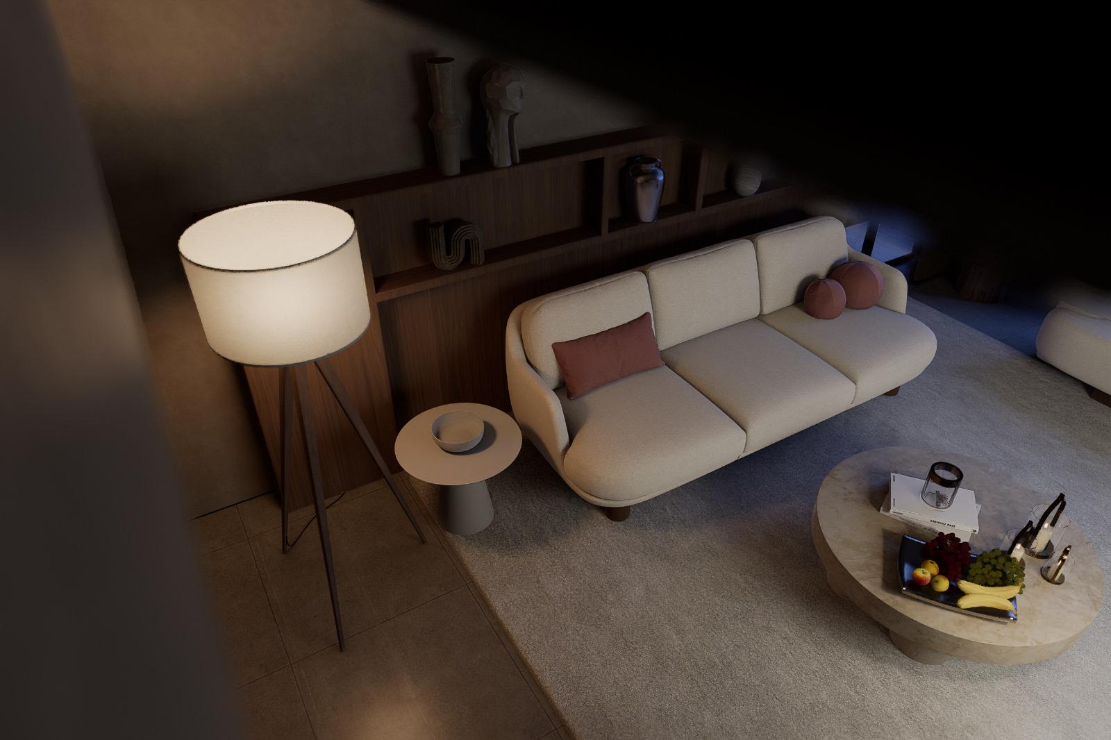 Digital Interior Remodel - Living Room Redesign Through 3D Renders ...