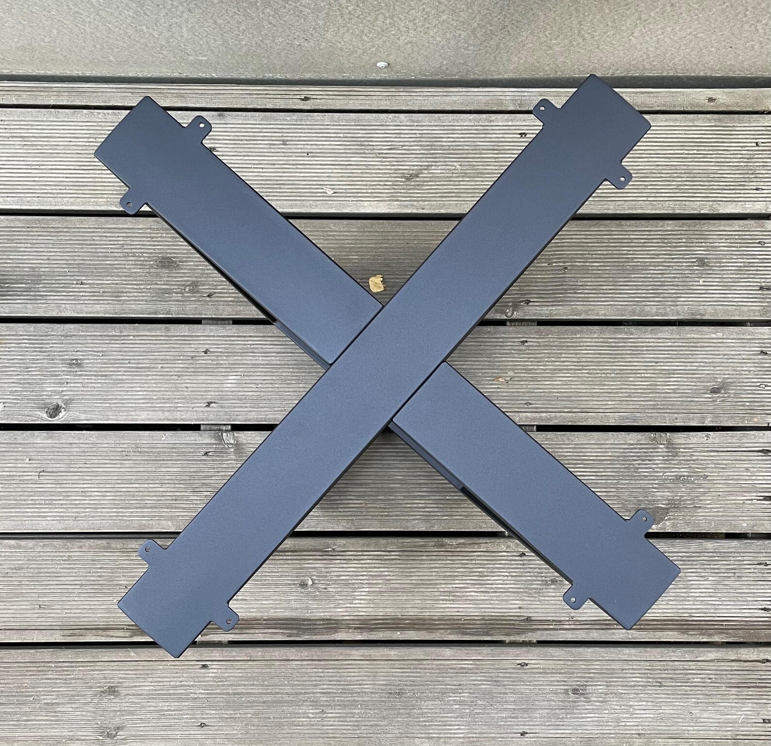 Modern Metal Coffee Table Base - TRAPEZE | Sturdy Table Legs for Rustic ...