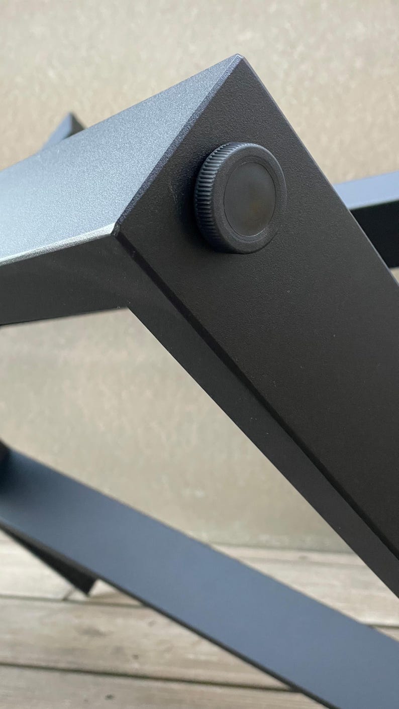 Heavy Duty Metal Table Base - CROSS | Sturdy Table Legs for Rustic Home ...