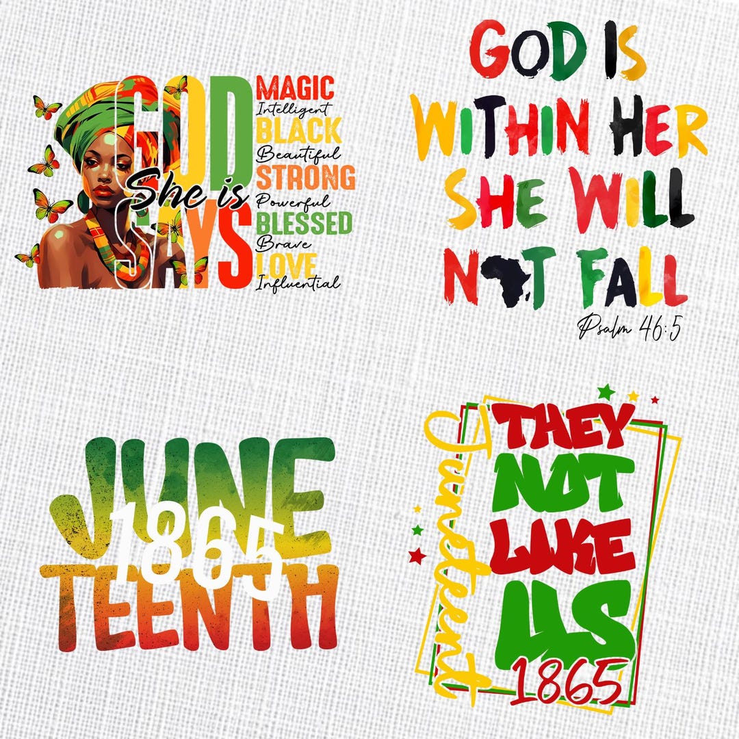 God is Within Her Png, Juneteenth Bundle Png, Christian Bible Verse Png ...