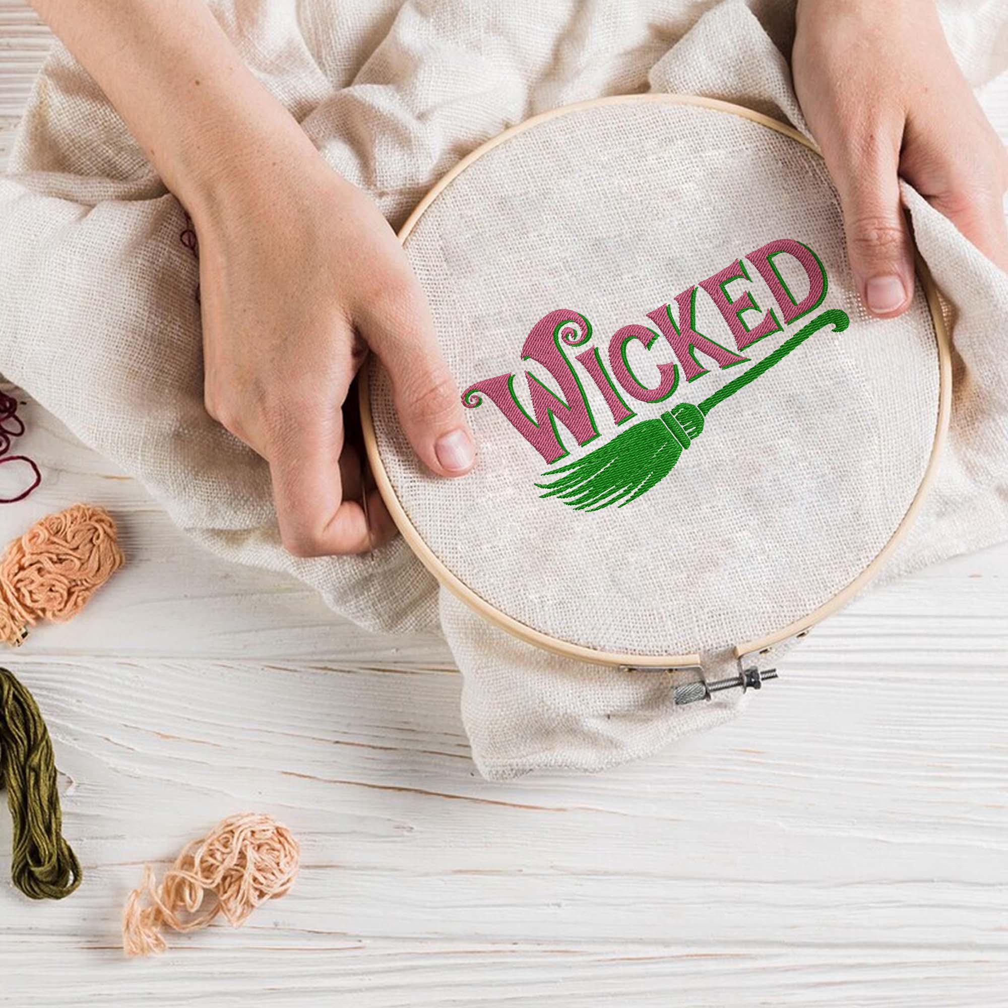 Bundle Wicked Embroidery Design File, Wicked Embroidery Instant ...