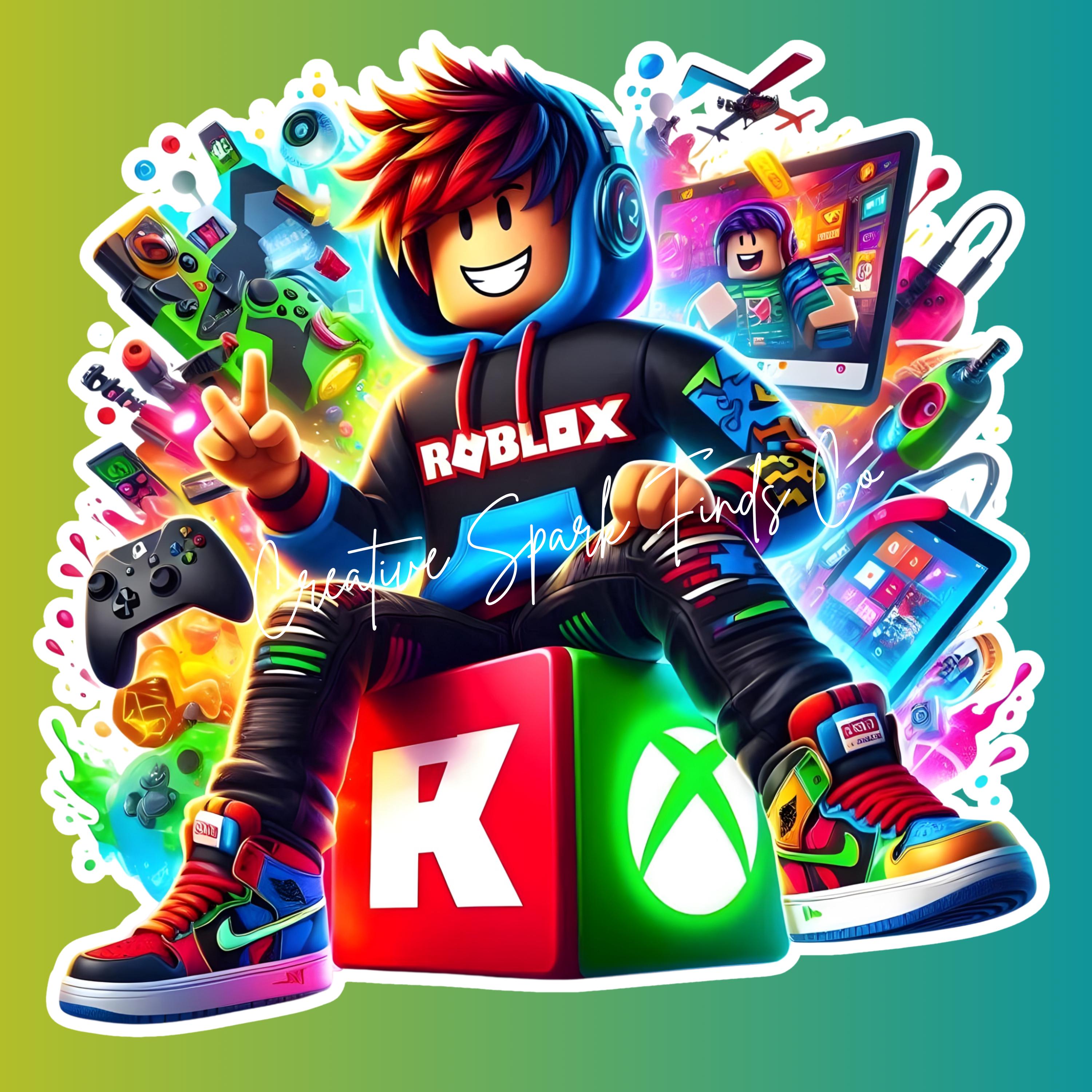 Roblox Gamer PNG: Boys Shirt Design, Stickers (digital Download) - Etsy