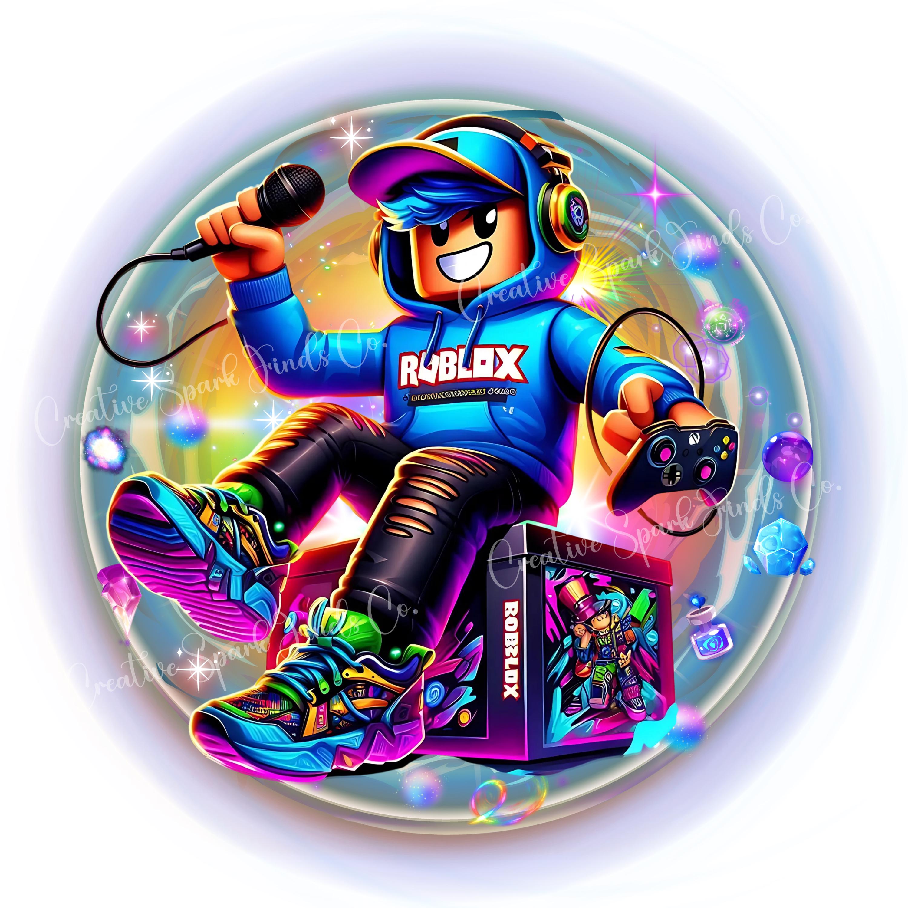 Roblox Gamer PNG: Boy Character Art, Stickers (digital Download) - Etsy