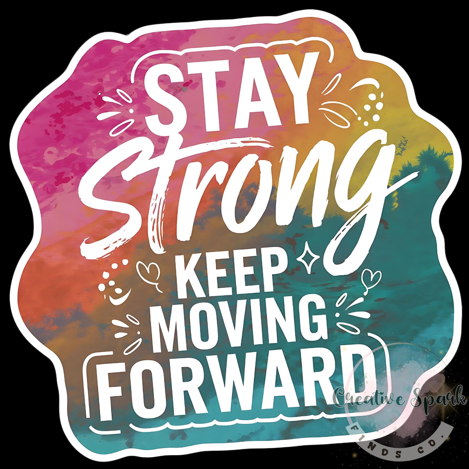 Inspirational and Motivational PNG Sticker Bundle, Inspirational Quotes ...