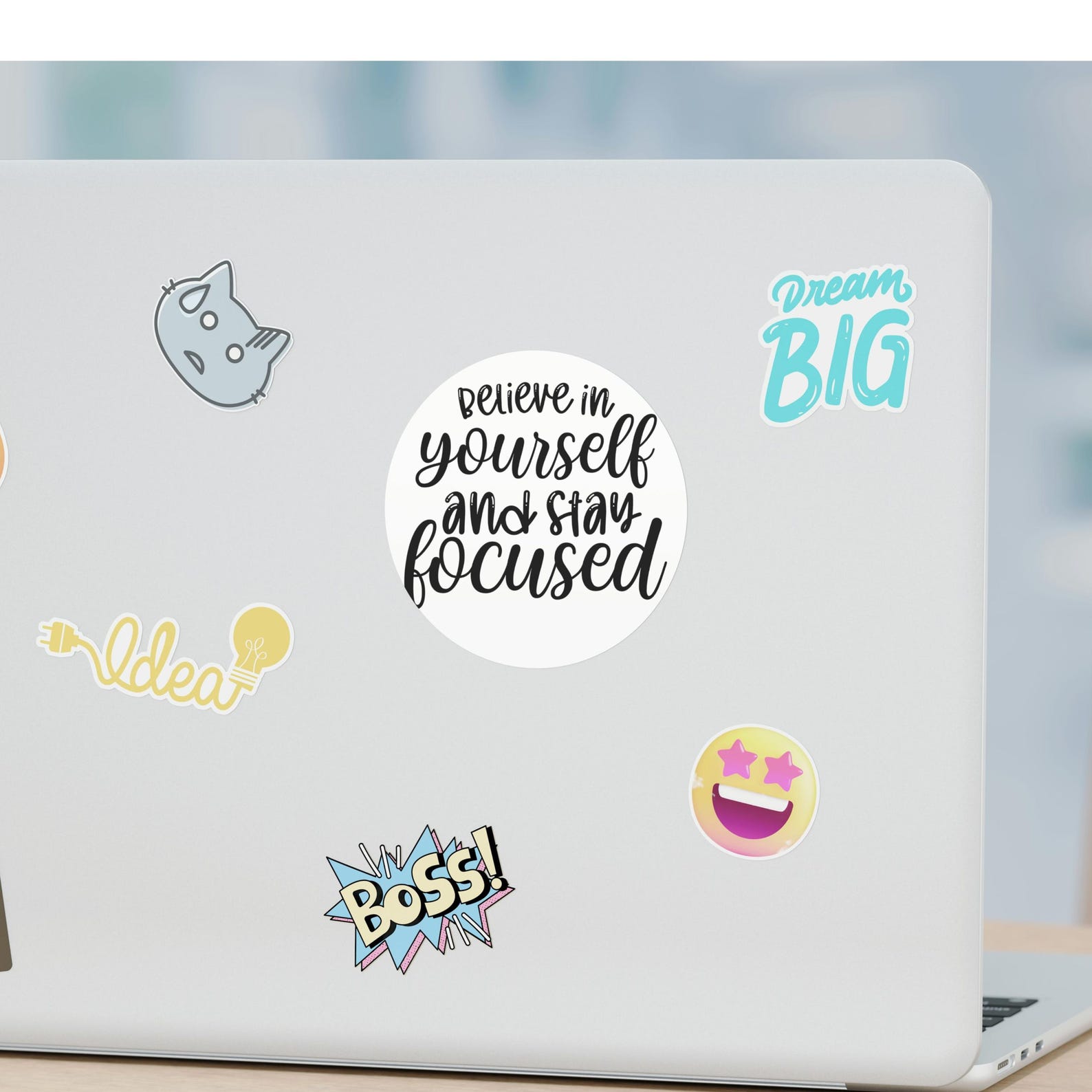Inspirational Quote PNG Stickers: Motivational Sticker Bundle (digital ...
