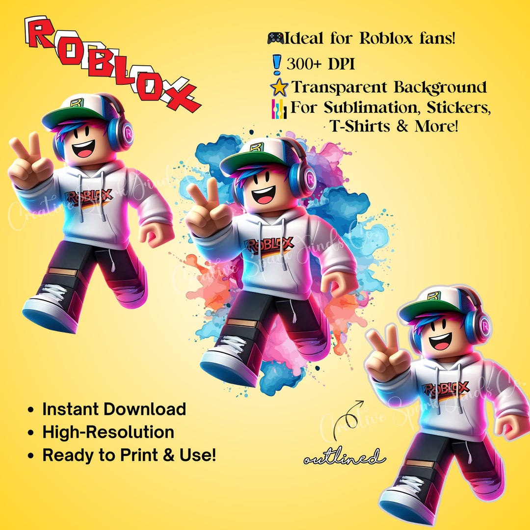 Roblox PNG, Roblox Png Characters, Gamer PNG, Anime PNG Designs, Roblox ...
