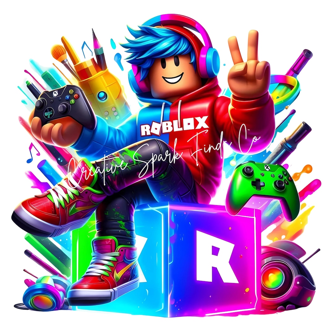 Roblox Gamer PNG: Boy's Shirt Designs, Stickers (digital Download) - Etsy