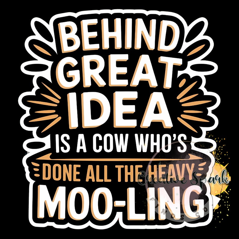 Funny Sarcastic Stickers Png Bundle, Cow Sarcastic Sticker Bundle ...