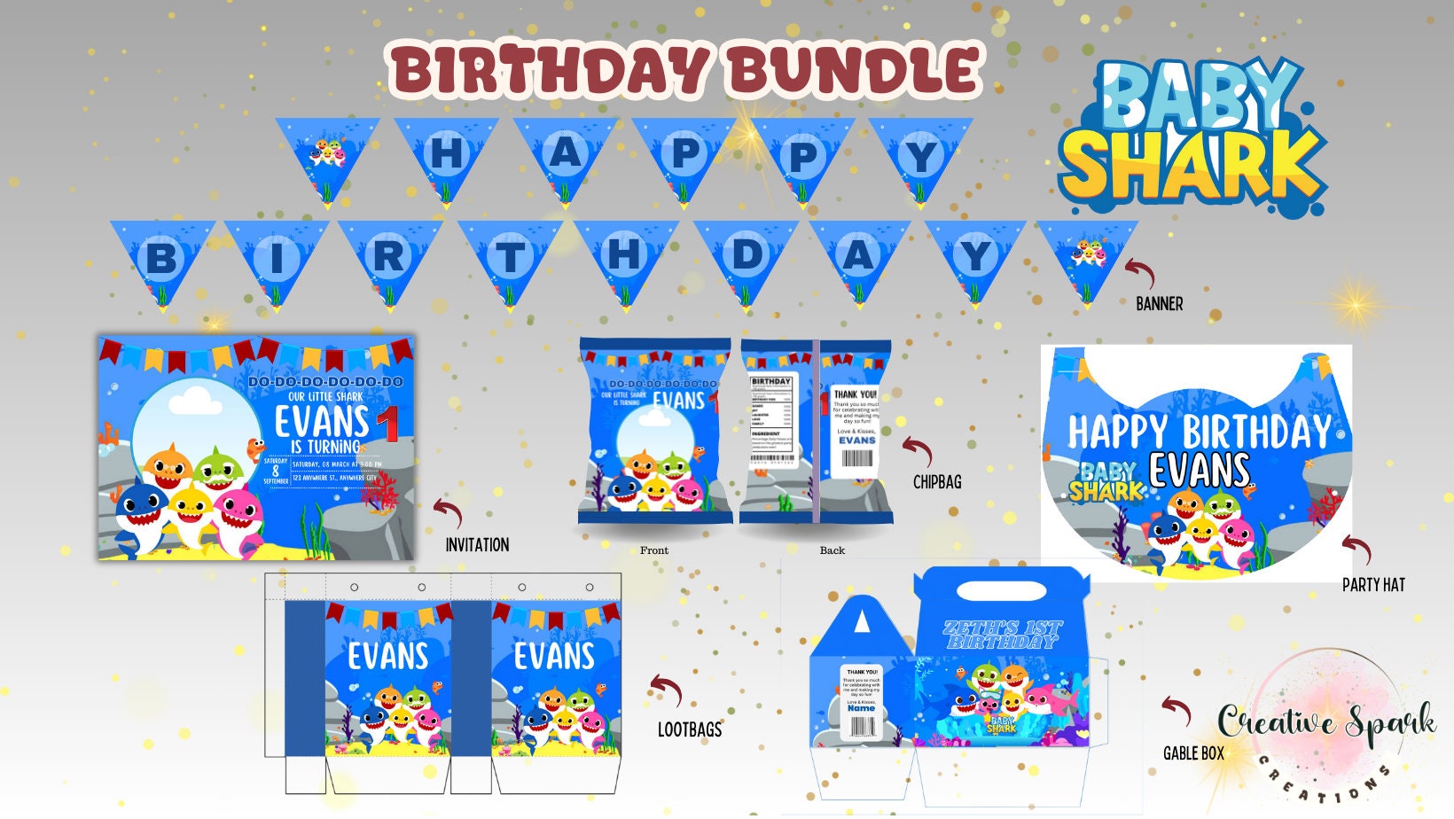 Ultimate Birthday Bundle Templates Editable Canva Templates Birthday ...