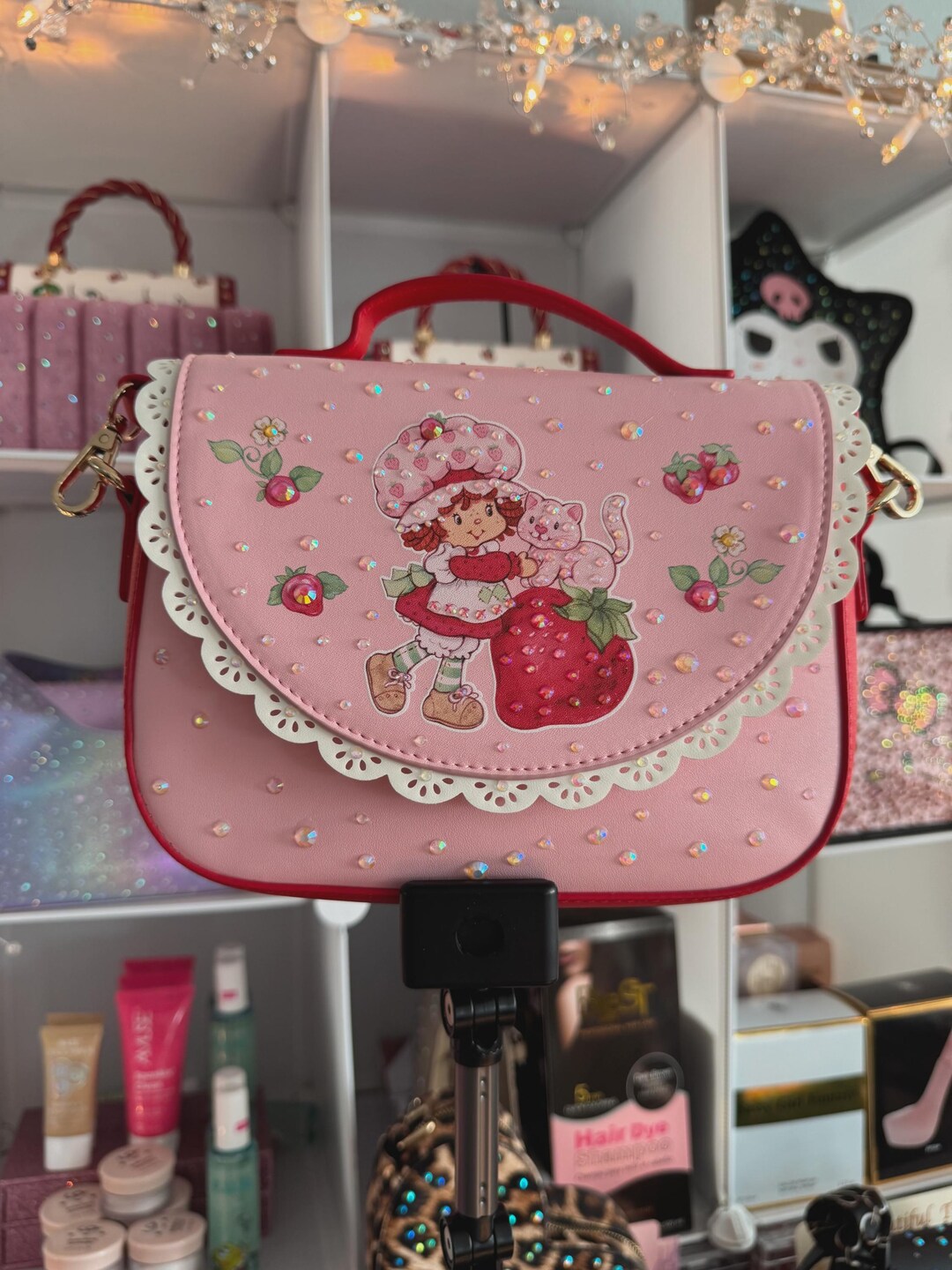 Strawberry Shortcake - Bedazzled Custom Purse and Wallet - Etsy
