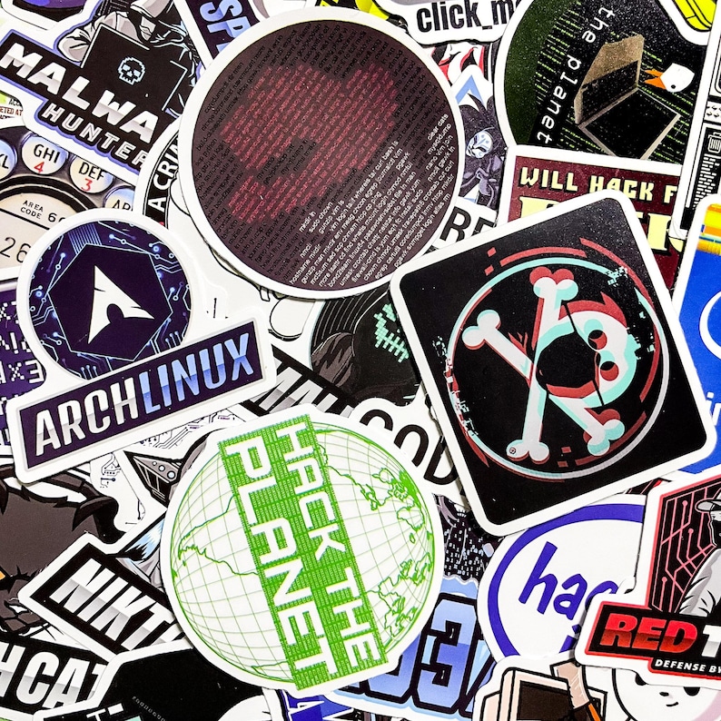 50PCS Hacker Terminal Quote Stickers, Cyberpunk Darknet Aesthetic ...