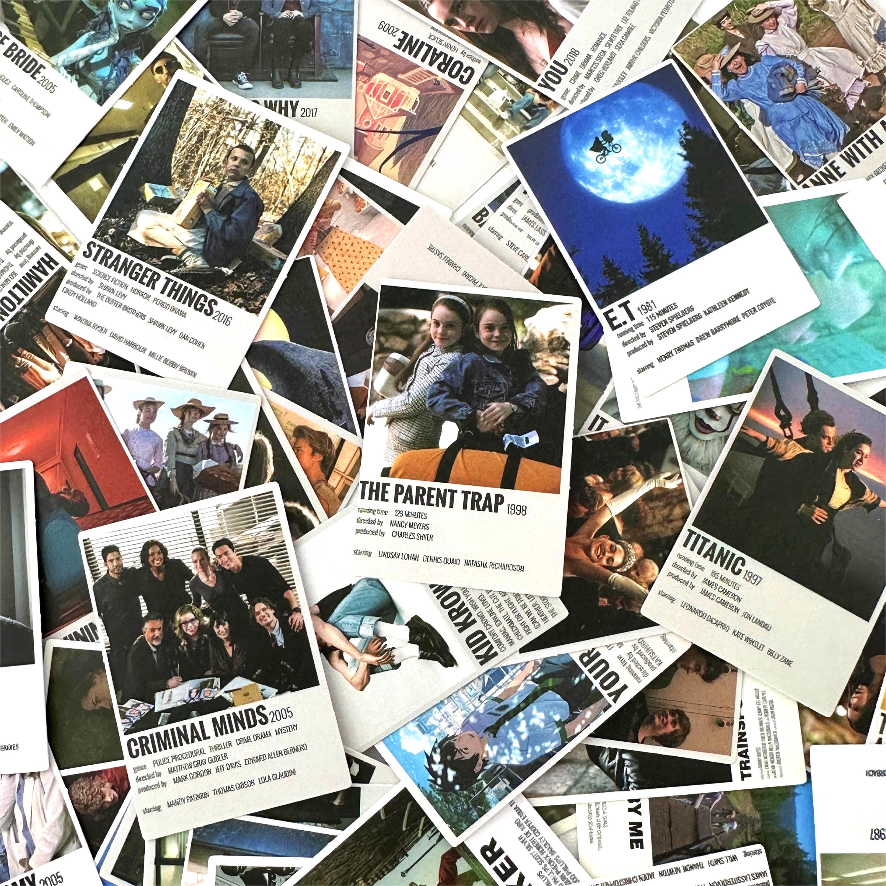 50 Random Movie Stickers, Aesthetic Film Stickers, Vinyl Sticker Pack ...