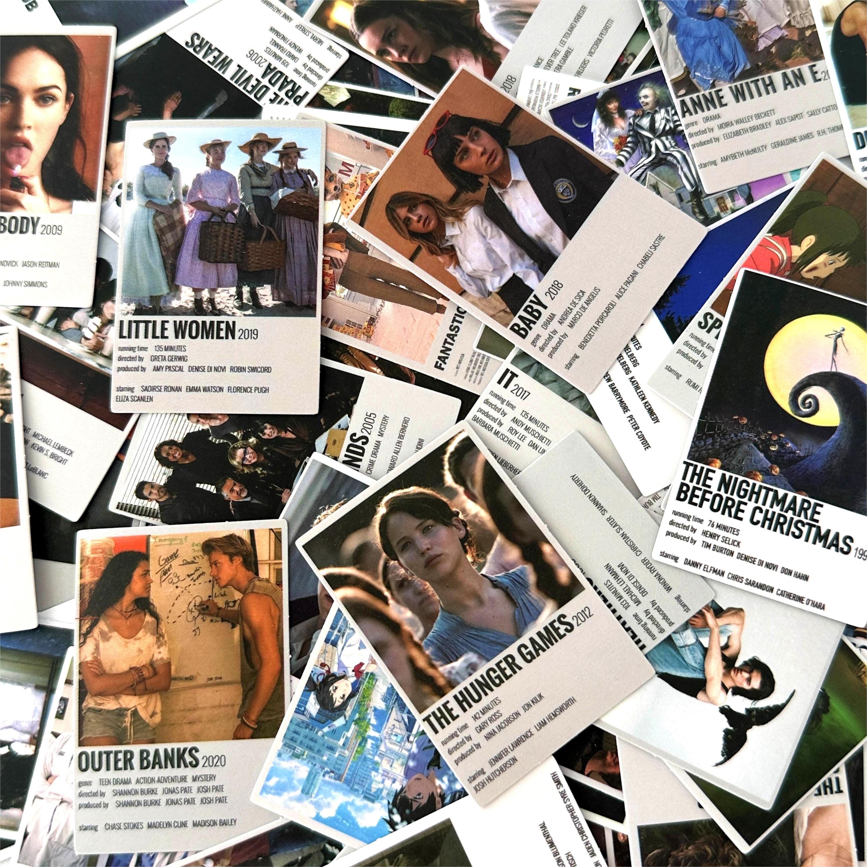 50 Random Movie Stickers, Aesthetic Film Stickers, Vinyl Sticker Pack ...