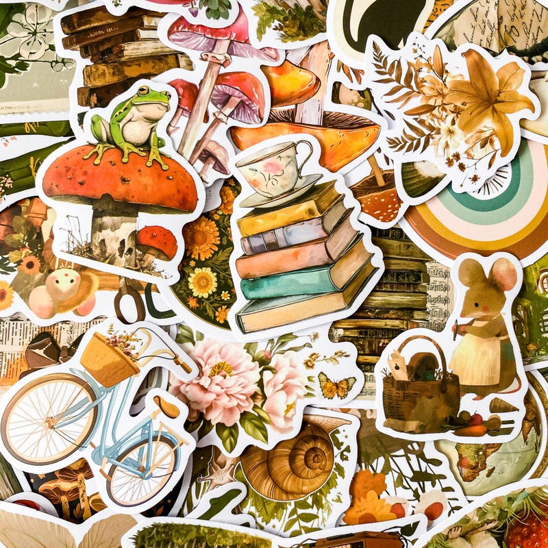 Nature Stickers - Etsy
