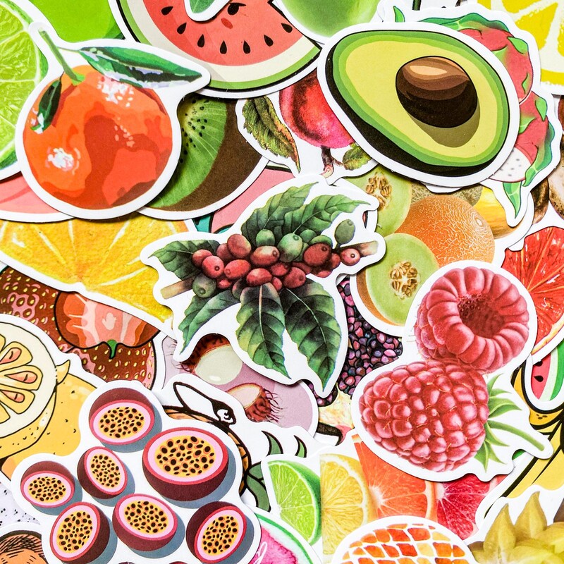 Fruit Stickers - Etsy